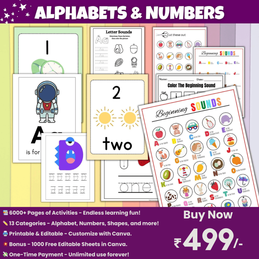 6000+ Worksheets : Preschool Learning Bundle - Marketing Labs
