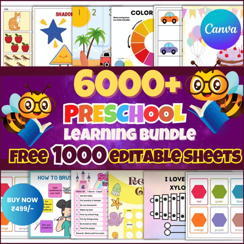 6000+ Worksheets : Preschool Learning Bundle - Marketing Labs